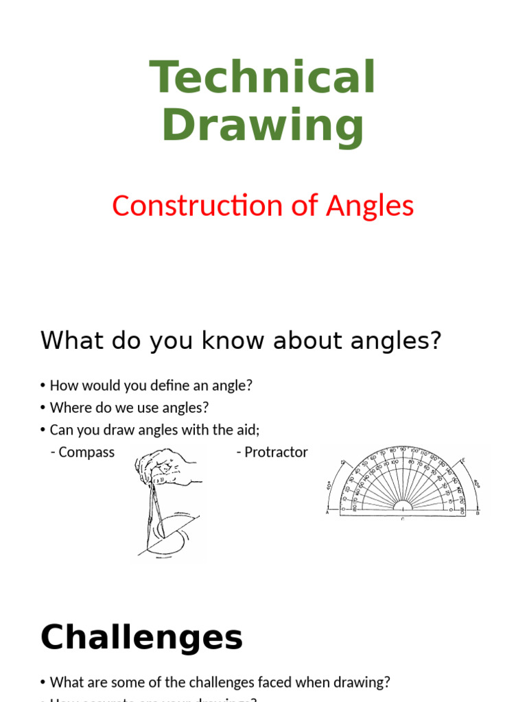 2nd Angles Technical Drawing | PDF | Angle | Perpendicular