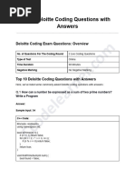 Deloitte Aptitude Test Sample Questions | PDF | Speed | Area