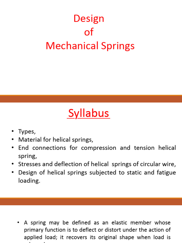 Design of Spring | PDF