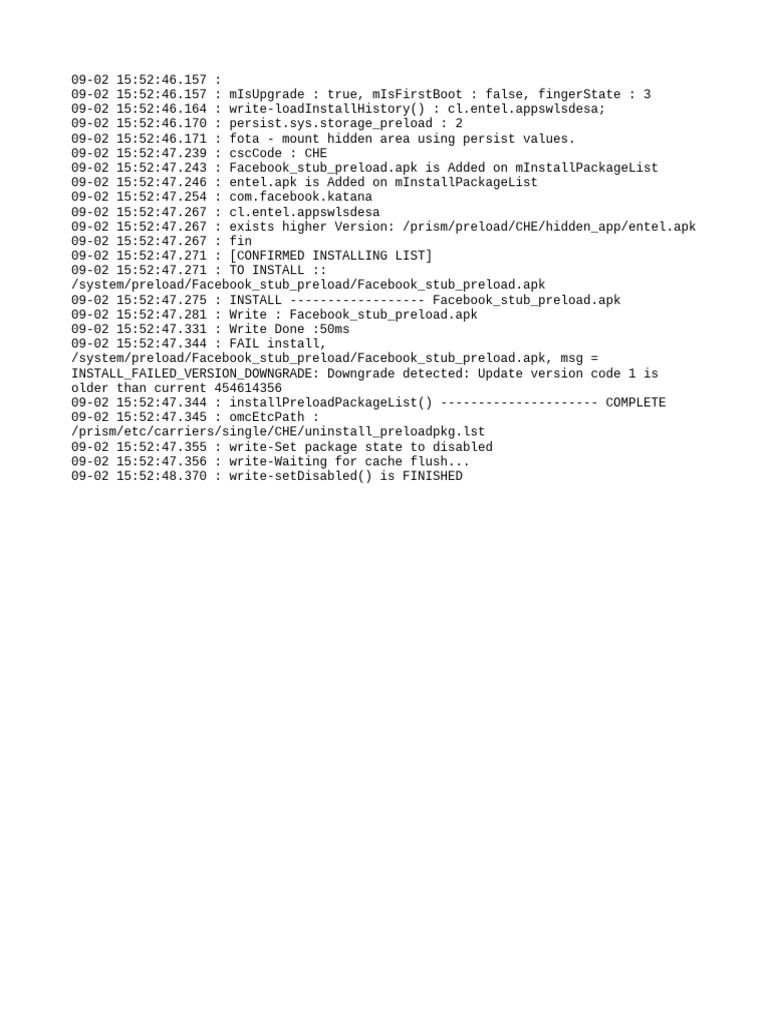 Preload Installer | PDF
