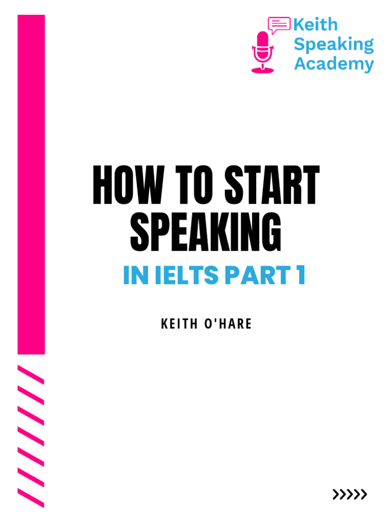 How To Start Speaking in IELTS Part 1 | PDF