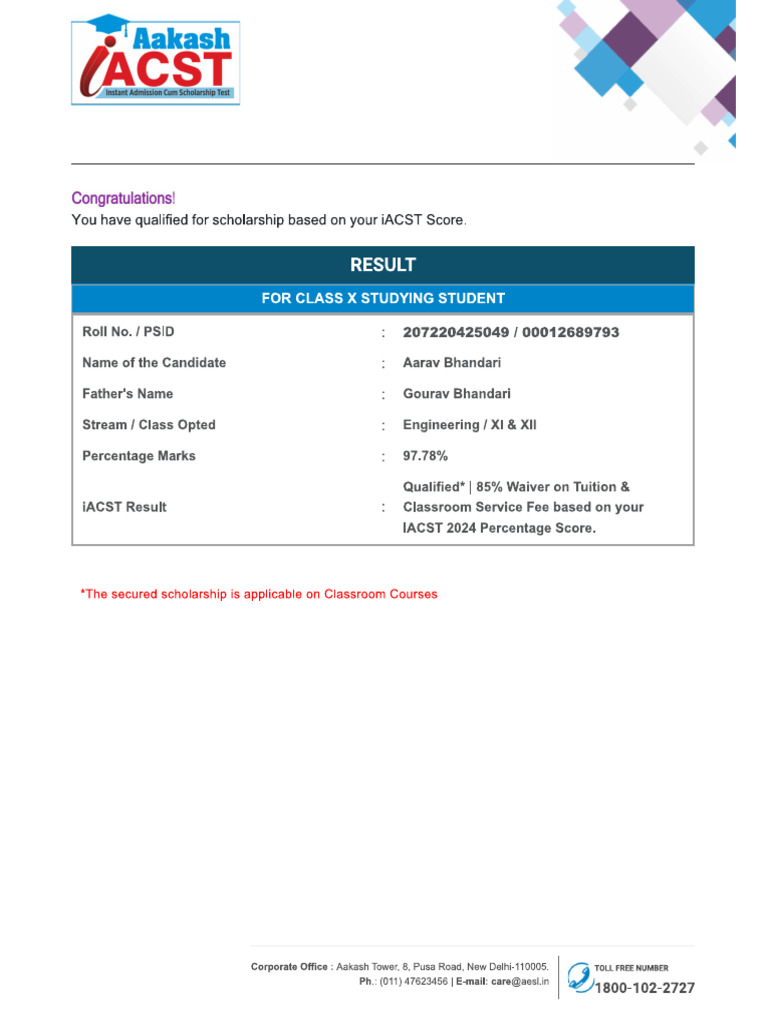 Iacst Result | PDF