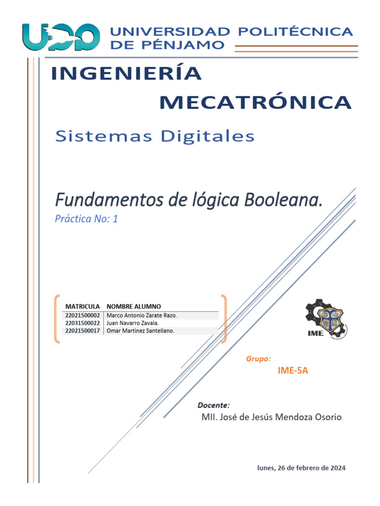 Practica 1 SD 5A IME PDF | PDF