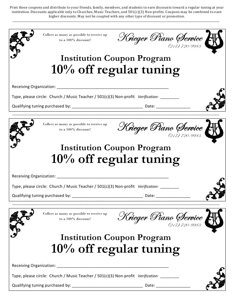 Discount Coupons for Non-Profits | PDF | Finance & Money Management