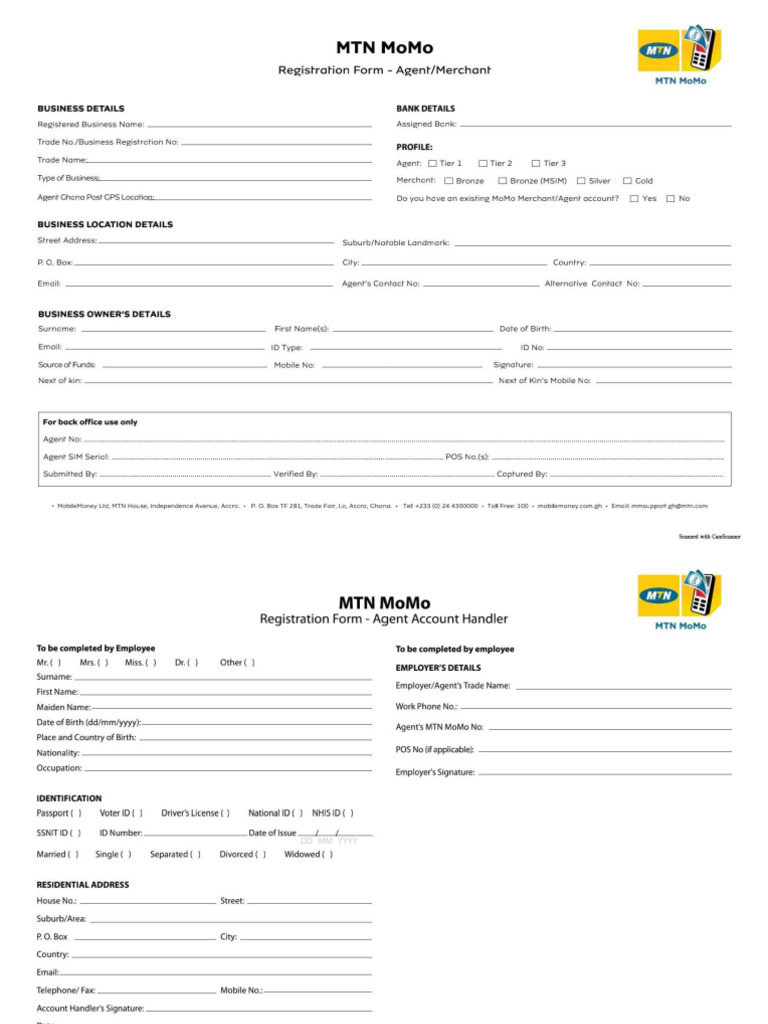 Merchant Forms | PDF