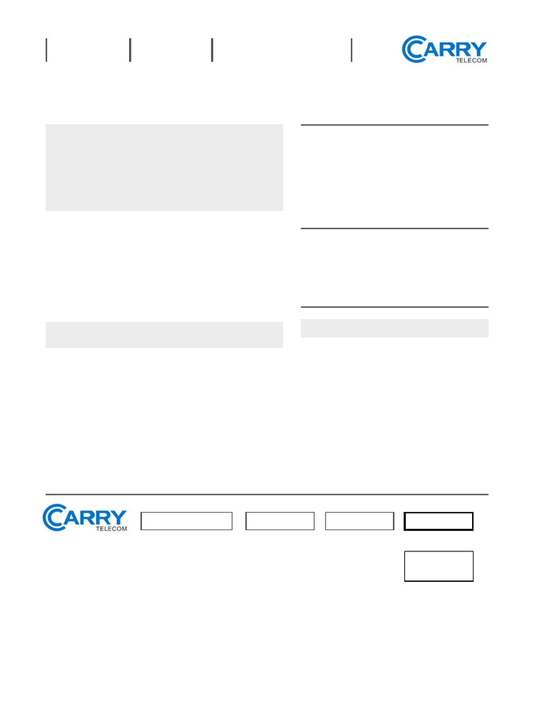 Telecom Invoice | PDF