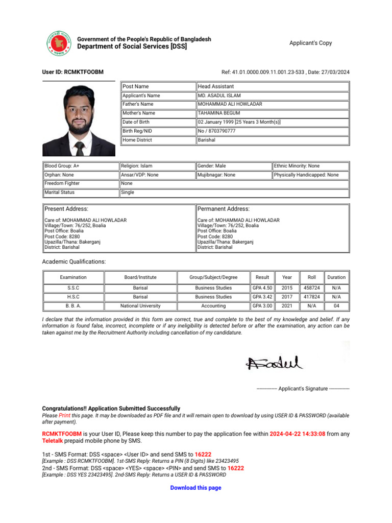 Department of Social Services (DSS) | PDF