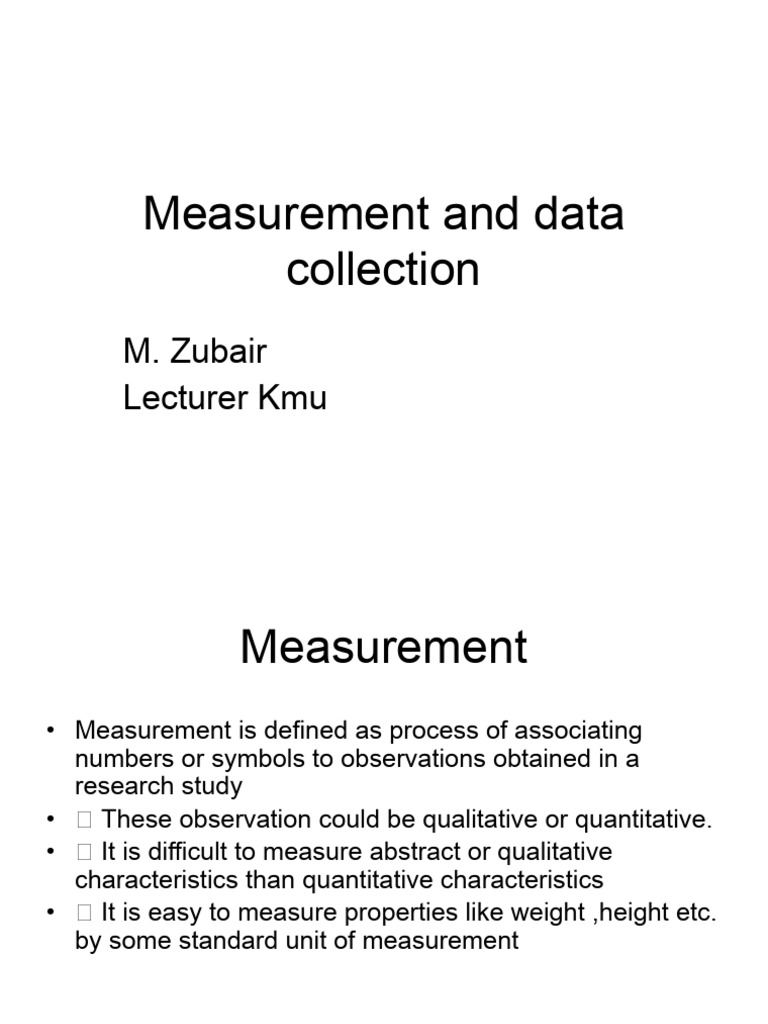 7.data Collection Sir Zubair | PDF