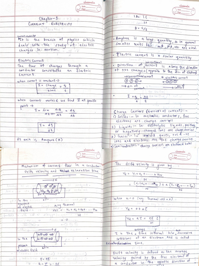 Current Electricity Part1-Merged | PDF