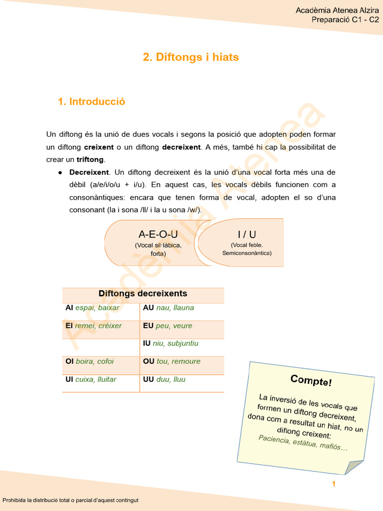 Diftong | PDF