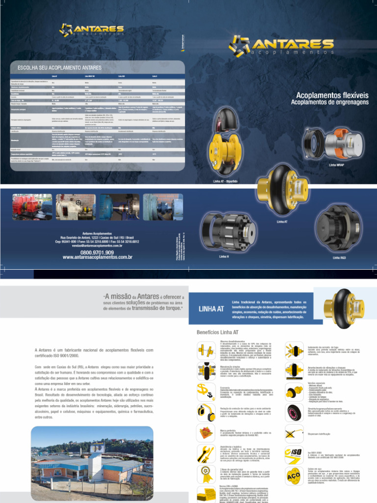 Catalogo Acoplamento Antares | PDF
