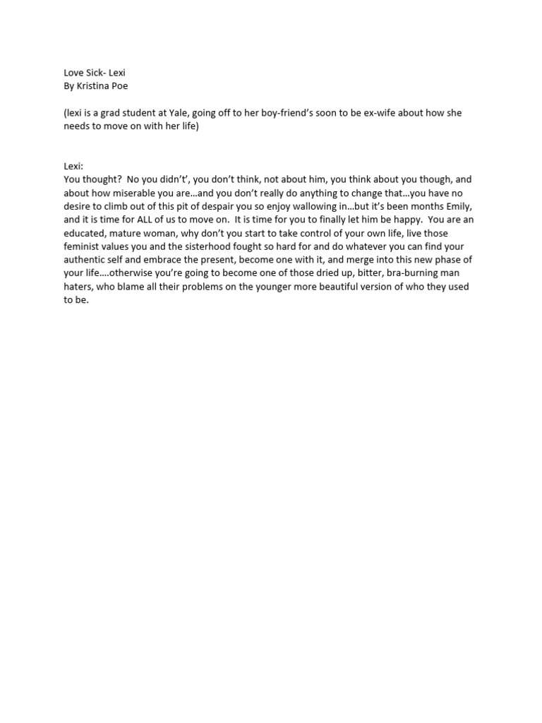 Love Sick - Lexi | PDF
