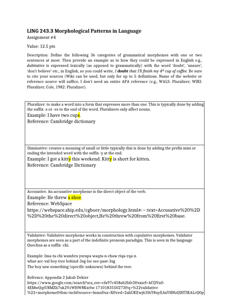 Assignment #4 Morph | PDF