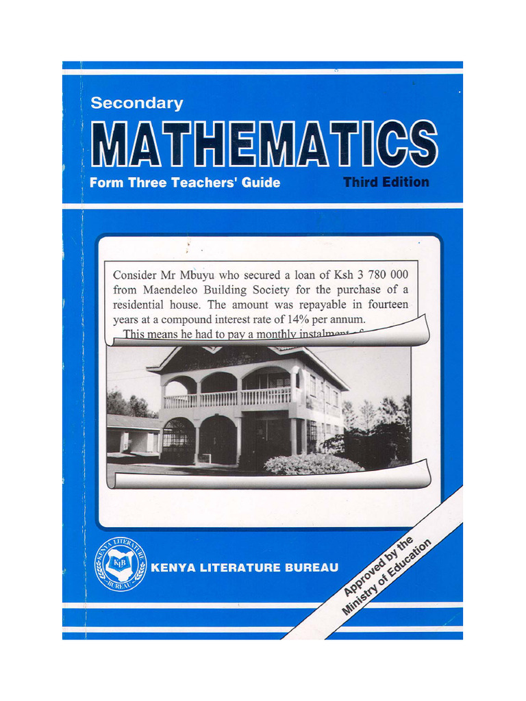 KLB Maths BK3 Teachers Guide | PDF