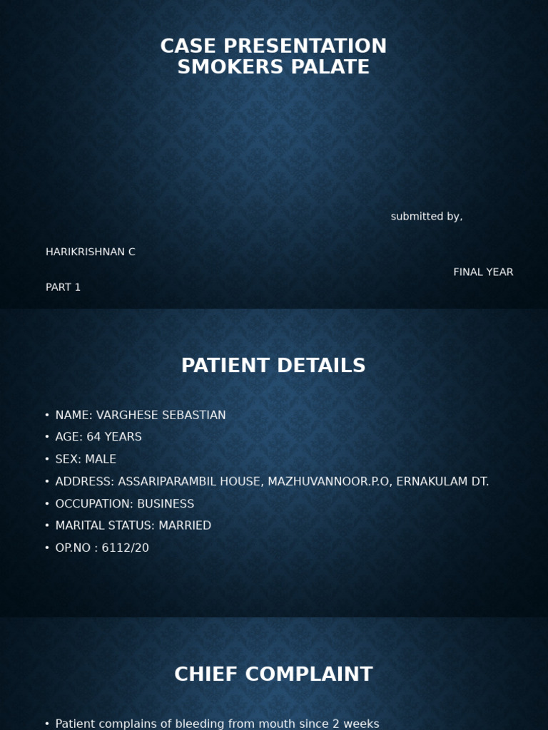 4 Smokers Palate | PDF