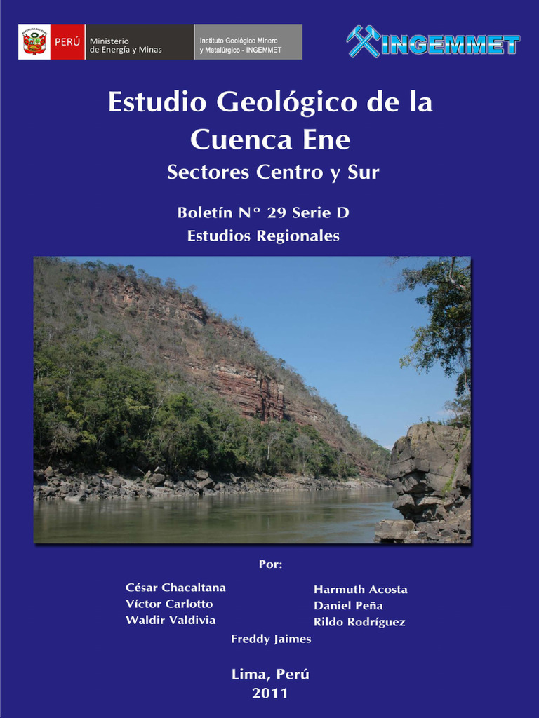 D-029-Boletin-Estudio Geologico Cuenca Ene | PDF