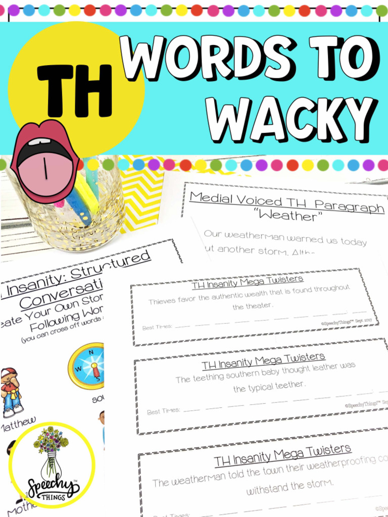 THArticulationGeneralizationWordtoWackyCarryoverTongueTwisters 1 | PDF
