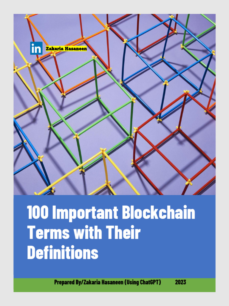 100 Blockchain Terms Definitions Pdf