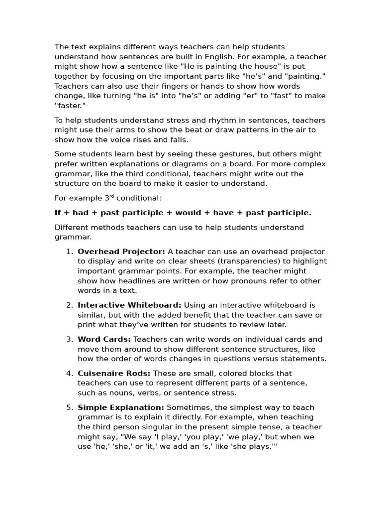 Explaining Language Construction | PDF