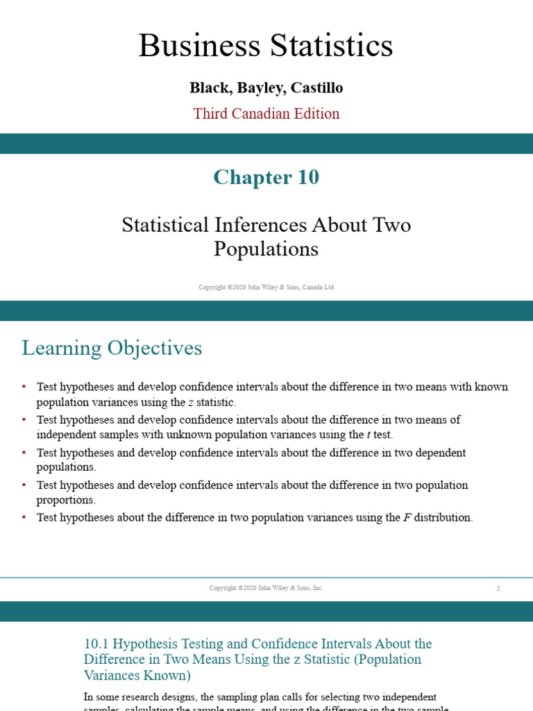 Chapter10 InClassLessons-1 | PDF