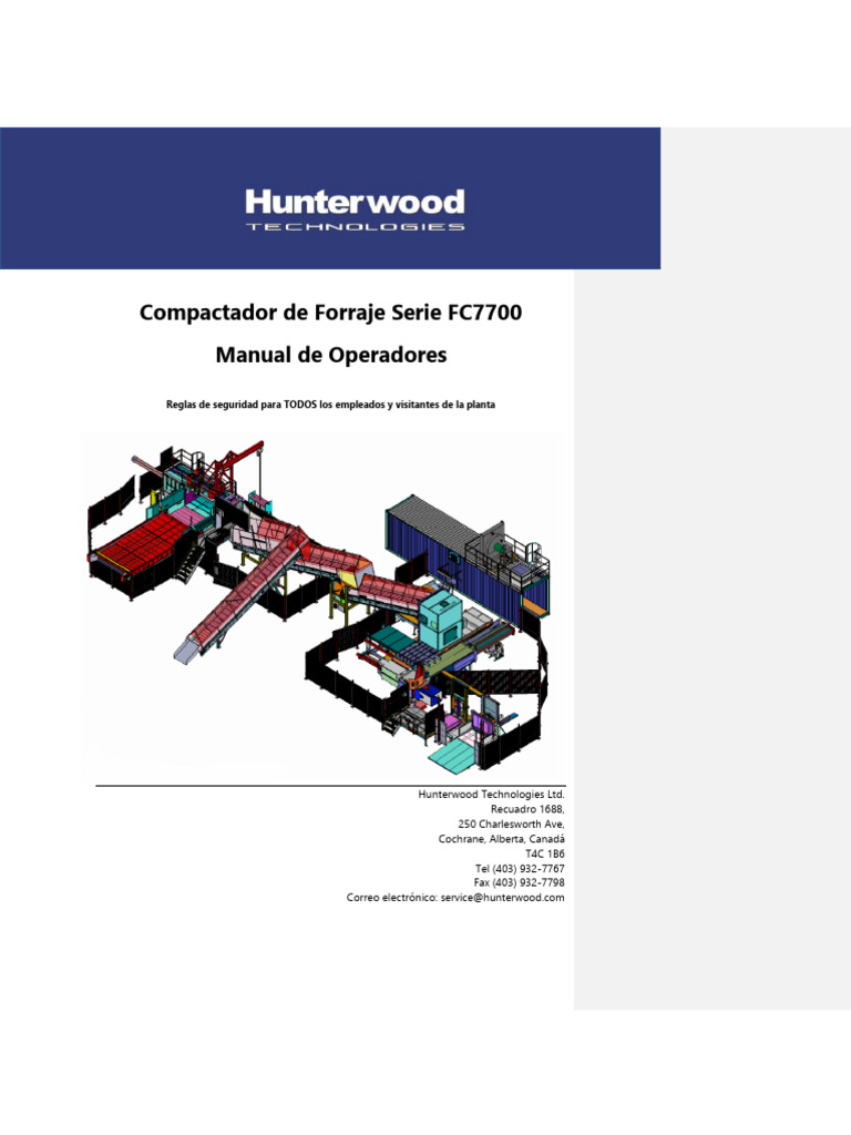 Manual HUNTERWOOD | PDF