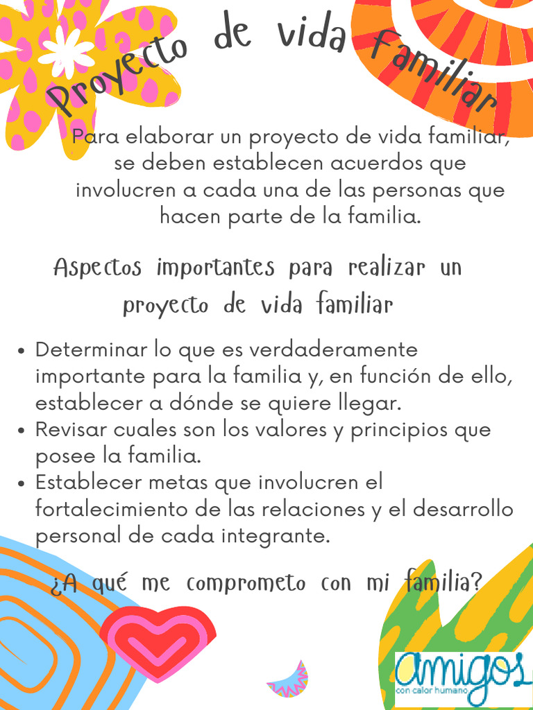 Proyecto de vida Familiar | PDF