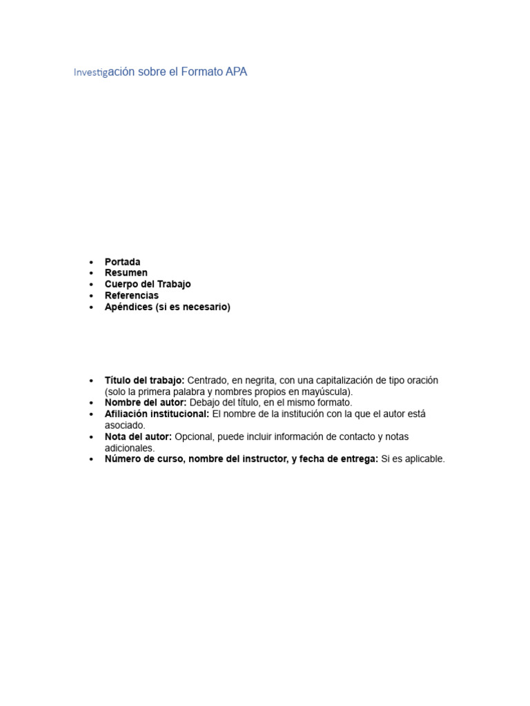 Guía Completa del Formato APA | PDF | Estilo apa | Arte