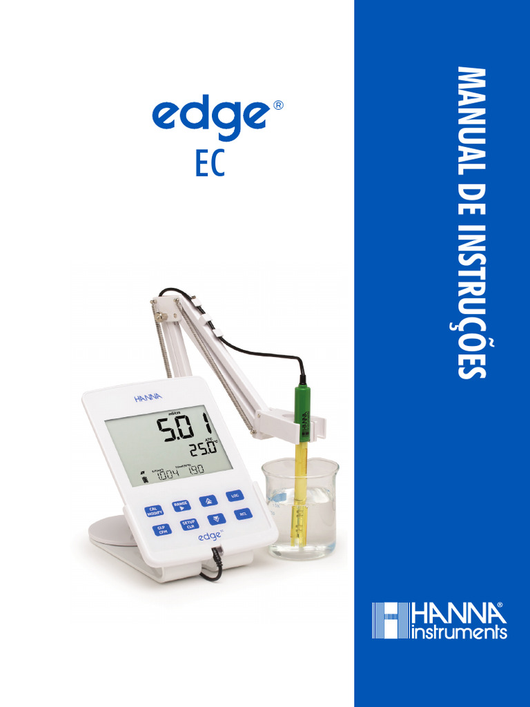 Manual - PHmetro HANNA Edge | PDF