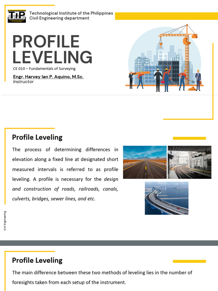CE 010 - Profile and Trigonometric Leveling | PDF