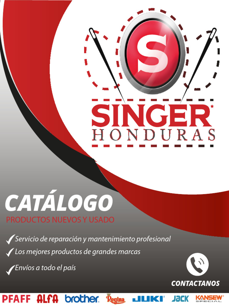 ABRA EL Catalogo Singer v.1.1 Con BOTON de Enlaces | PDF