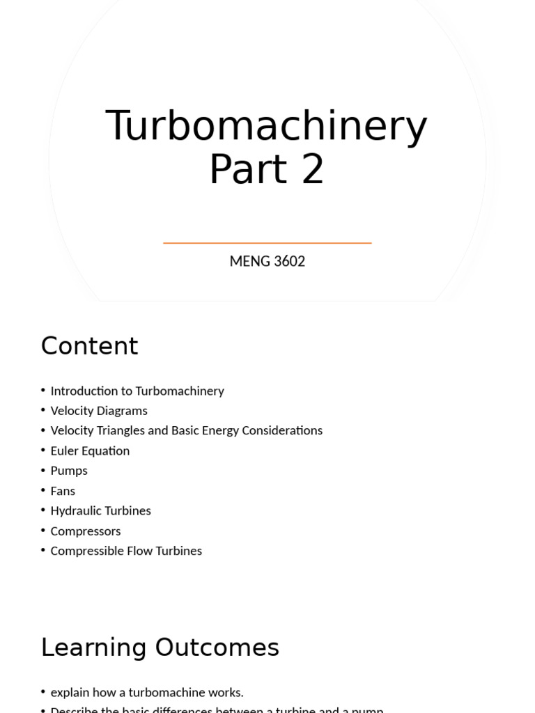 Turbomachinery Part2 | PDF
