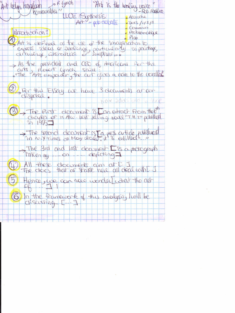 Fiches de Revision LLCE | PDF