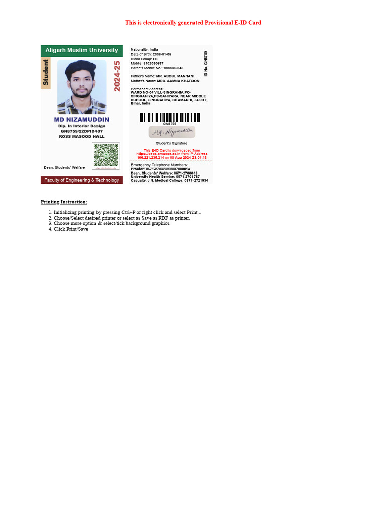 ID Card | PDF