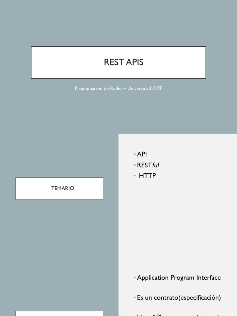REST APIs | PDF