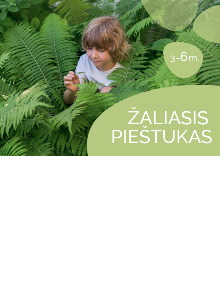 Zaliasis Piestukas - WEB Su Aktyviais QR - Nuo 3 Iki 6 M. | PDF
