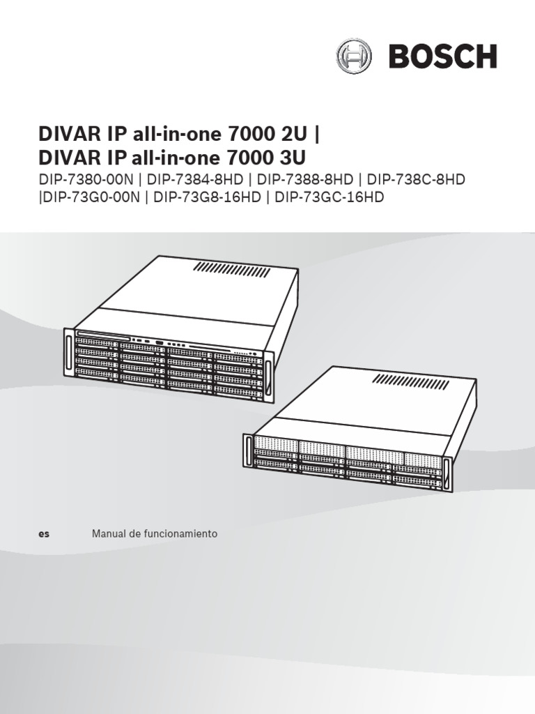 Divar Ip Allinone 7000 2u | PDF