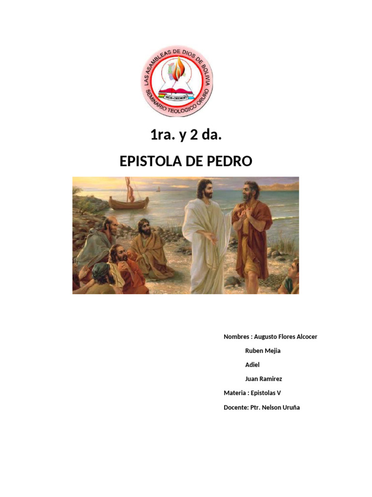 Analisis Del Libro De Pedro 1 2 Pdf