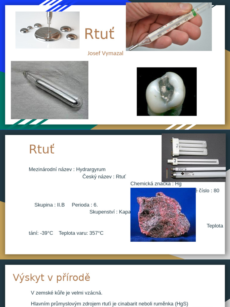 Prezentace Rtuť | PDF