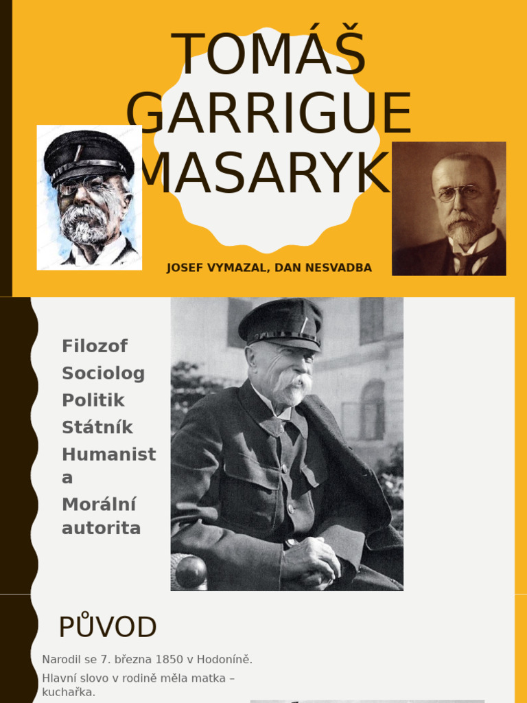Tomáš Garik Masaryk | PDF