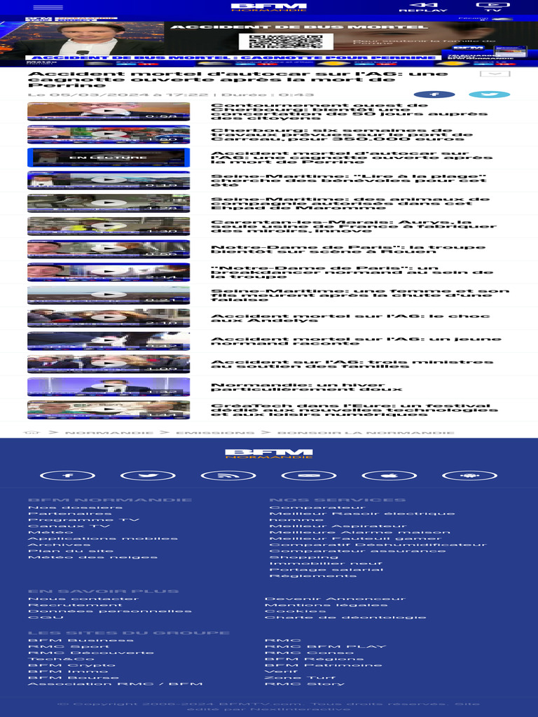 Accident Mortel D'autocar Sur L'a6 Une Cagnotte Ouverte Après La Mort de Perrine | PDF