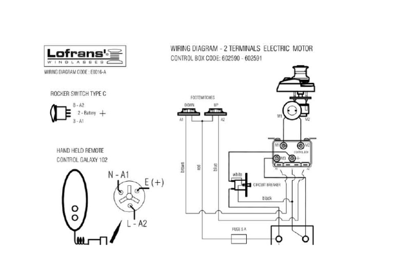 Lofrans 2 Terminal Electric Motor | PDF
