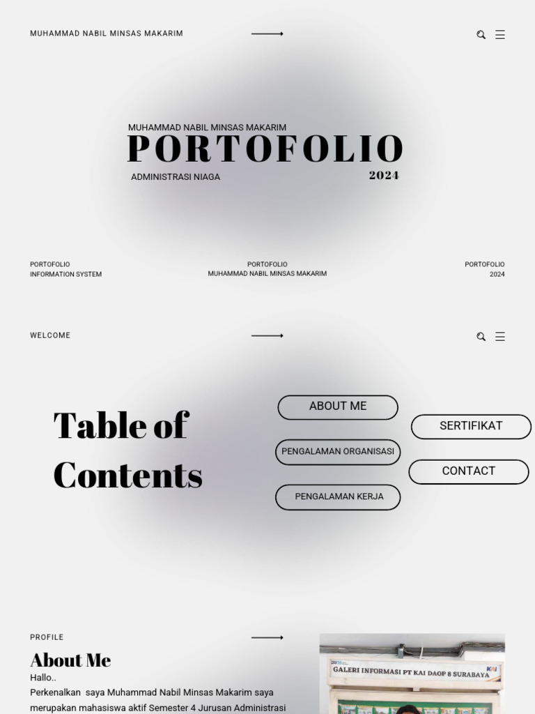 Portofolio Muhammad Nabil Minsas M. | PDF