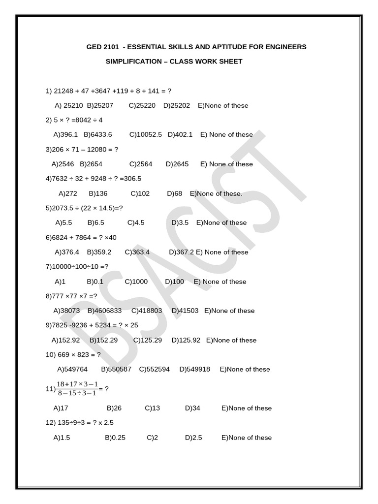 Simplification | PDF