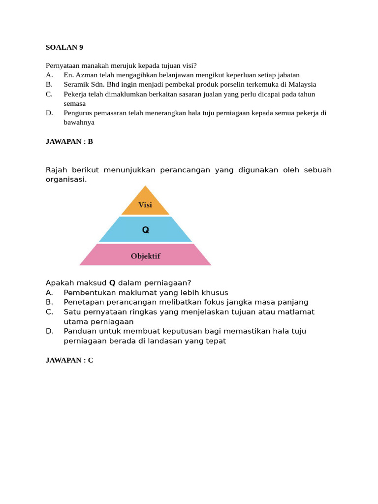 Soalan 9 | PDF