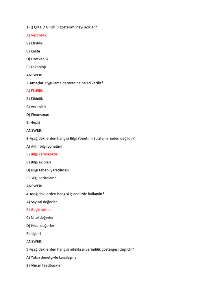 Fi̇nal Sorular | PDF