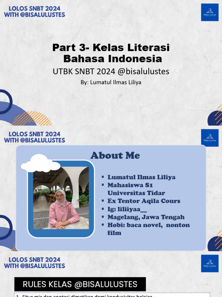 PERTEMUAN 5 Literasi Bahasa Indonesia - ILMAS LILIYA - (Coretan) | PDF