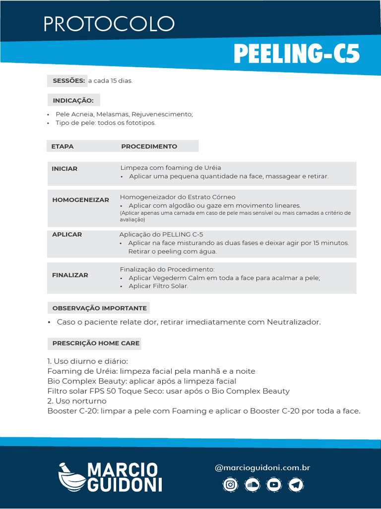 Protocolo Peeling C 5 | PDF