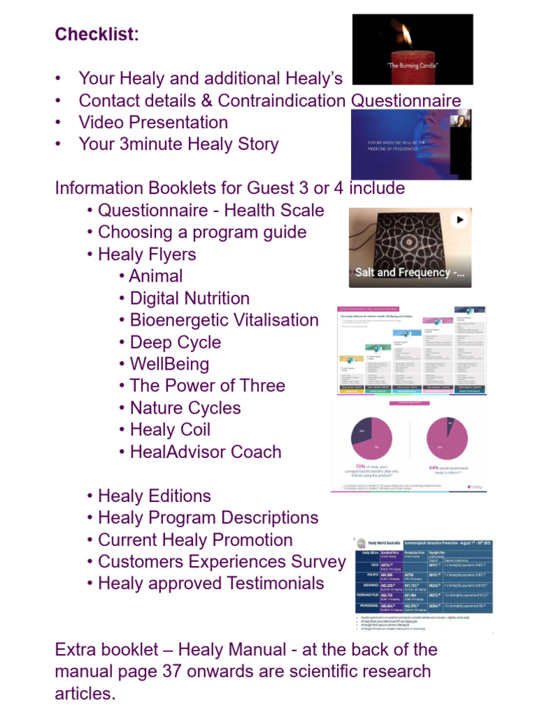 Inhome Checklist Health Scale & Program Selection | PDF