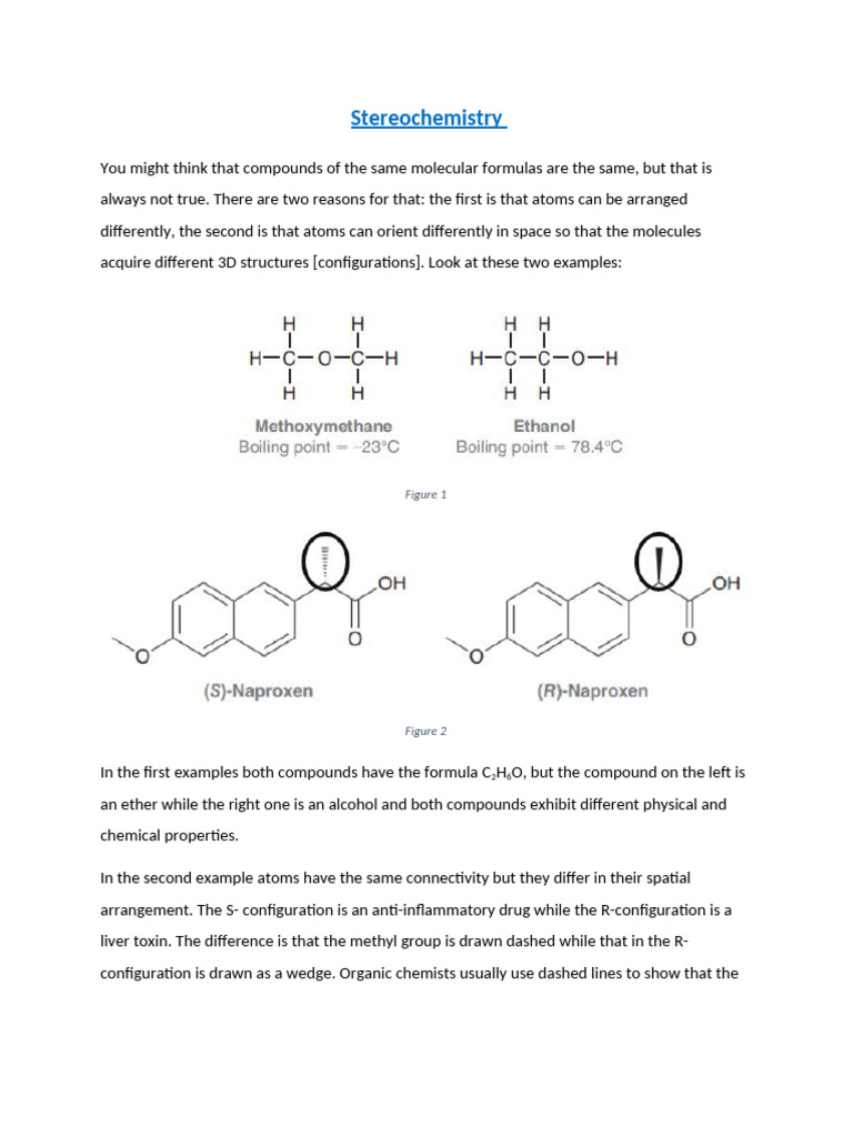 Stereochemistry Step by Step Learning | PDF | Chirality (Chemistry) | Teaching Methods & Materials