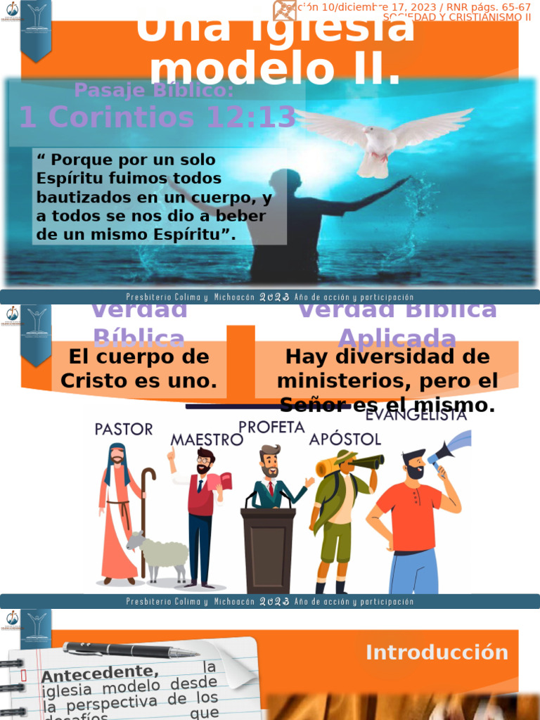 Iglesia Modelo: Características y Propósitos | PDF | Iglesia cristiana | Filosofía